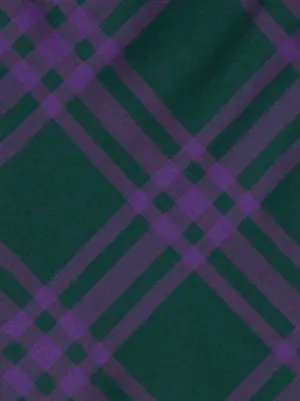 Burberry Vintage Check Wool Skirt - Green