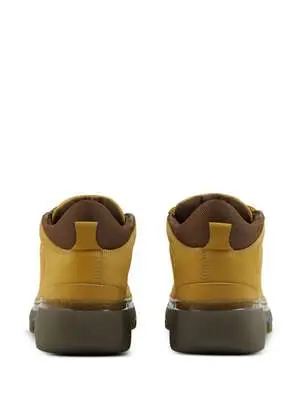 Burberry Lace-up Leather Ankle Boots - Brown