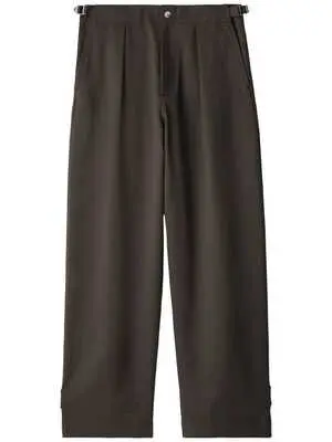 Burberry Straight-leg Cotton Trousers