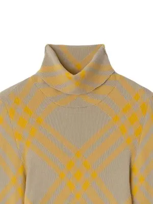 Burberry Checked Wool-blend Jumper
