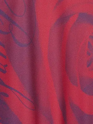 Burberry Rose-print Crew-neck T-shirt