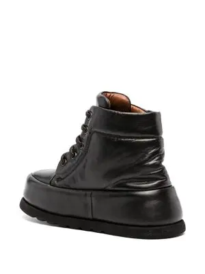 Marsèll 65mm Bombo Leather Boots - Black