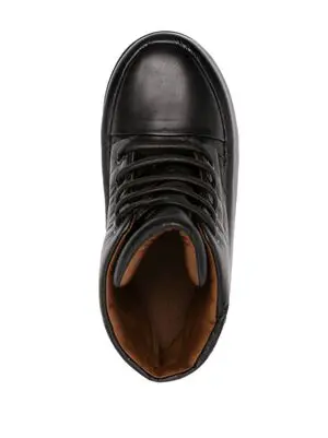 Marsèll 65mm Bombo Leather Boots - Black