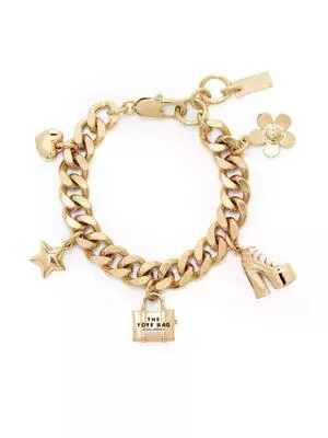 Marc Jacobs Mini Icon Charm Bracelet - Gold