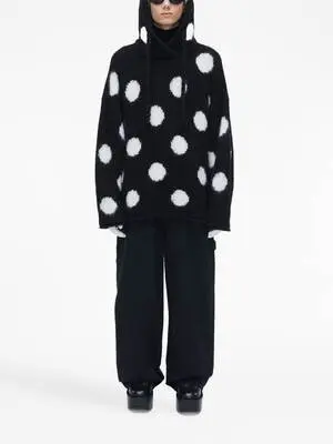 Marc Jacobs Brushed Spots Knit Hoodie