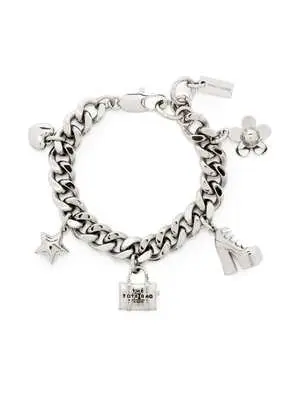 Marc Jacobs Mini Icon Charm Bracelet - Silver