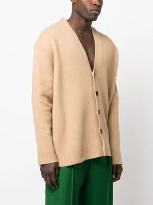 JIL SANDER V-neck Wool Cardigan