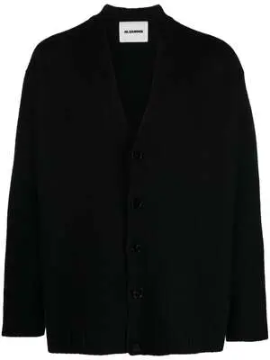 JIL SANDER V-neck Wool Cardigan