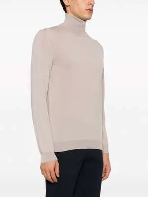 ZANONE Roll-neck Fine-knit Jumper - Neutrals