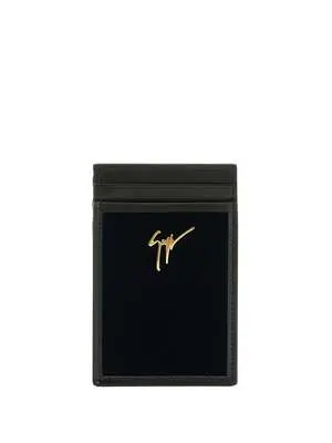 GIUSEPPE ZANOTTI Albert Card Holder - Black