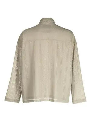 OFF DUTY Banners Floral-lace Shirt