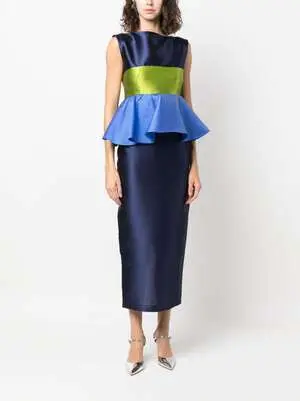 DESTREE Cy Color-block Midi Dress