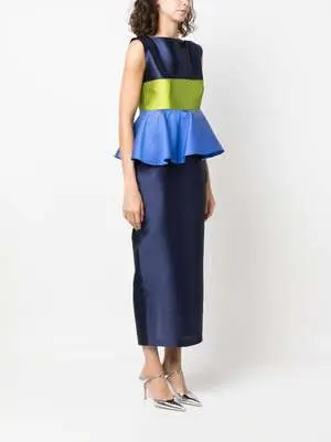DESTREE Cy Color-block Midi Dress