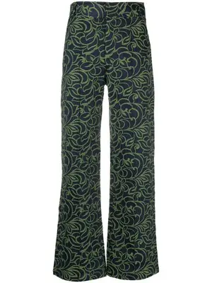 DESTREE Yoshitomo Jacquard Trousers