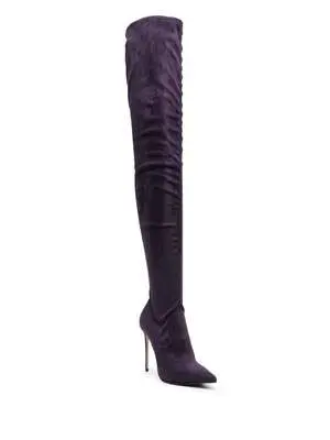 LE SILLA Eva 120mm Thigh-high Boots - Purple