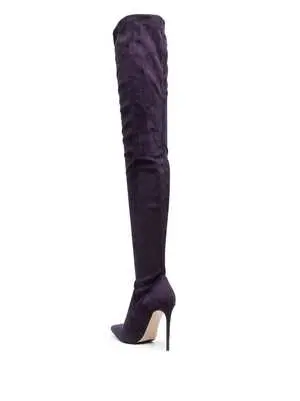 LE SILLA Eva 120mm Thigh-high Boots - Purple