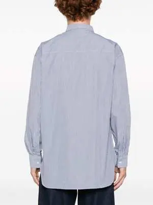 FAMILY FIRST Embroidered-logo Striped Shirt