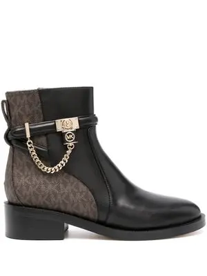 Michael Kors Chain Link Detailing Boots For Women