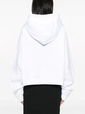 Dsquared2 Darlin' Logo-print Cotton Hoodie - White