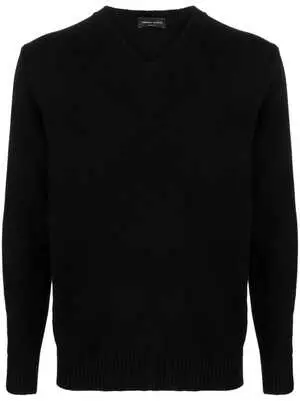 Roberto Collina V Neck Knitwear For Men