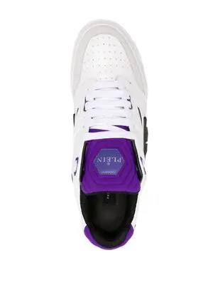 Philipp Plein Phantom Street Leather Sneakers - White