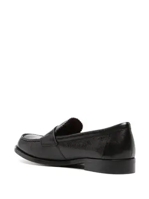 Tory Burch Leather Loafers - Black