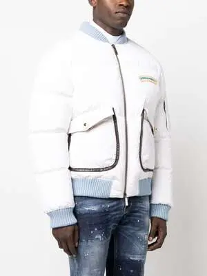 Dsquared2 Logo-print Puffer Bomber Jacket