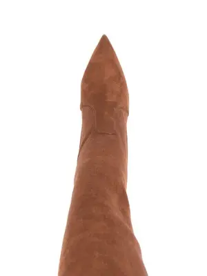 Casadei Julia 100mm Above-knee Boots - Brown