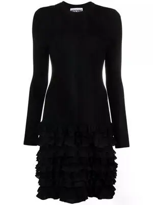 Moschino Long-sleeve Drop-waist Dress