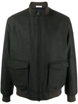 Boglioli Virgin Wool Bomber Jacket