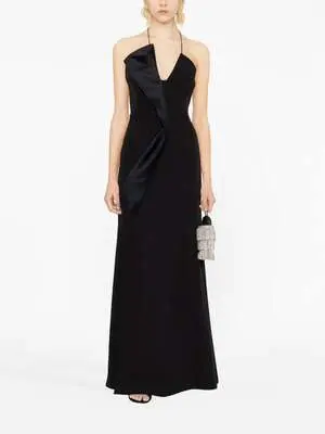 GENNY V-neck Long Dress