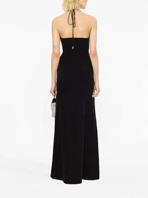 GENNY V-neck Long Dress