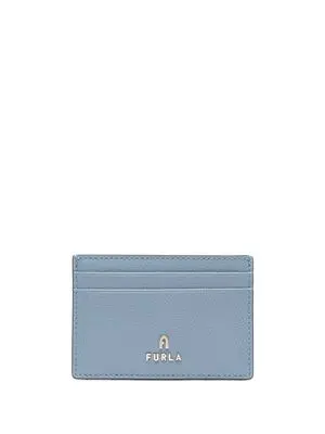 Furla Small Camelia Leather Cardholder - Blue