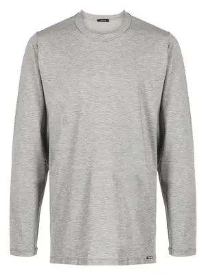 TOM FORD Crew-neck Long-sleeve T-shirt - Grey