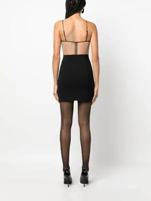 NENSI DOJAKA Panelled Bustier Mini Dress