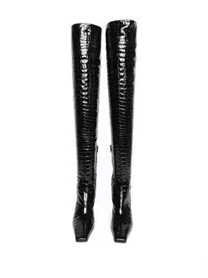 Khaite Marfa 85mm Leather Boots