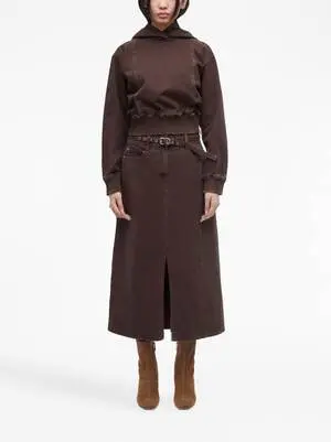 3.1 Phillip Lim Panelled Denim Hoodie