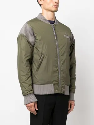 VIVIENNE WESTWOOD Cyclist Panelled Bomber Jacket