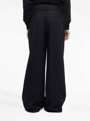 3.1 Phillip Lim Flannel Striped Wide-leg Trousers