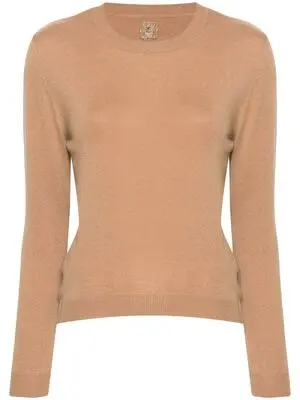 TEDDY CASHMERE Roma Cashmere Jumper - Brown