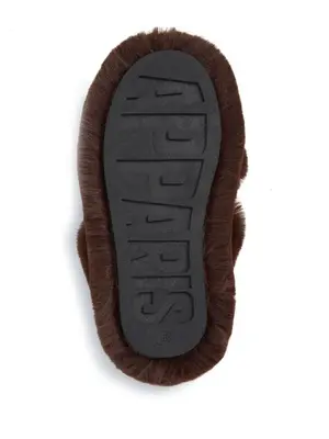 Apparis Biba Faux-fur Crossover Slippers