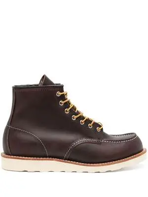 Red Wing Classic Moc Leather Ankle Boots - Brown