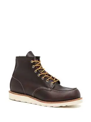 Red Wing Classic Moc Leather Ankle Boots - Brown