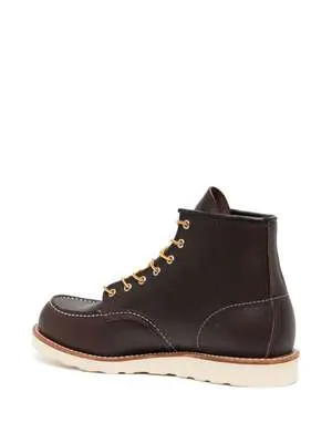 Red Wing Classic Moc Leather Ankle Boots - Brown