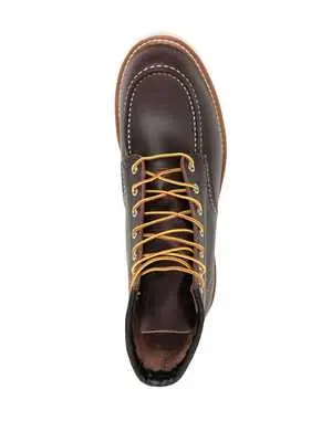 Red Wing Classic Moc Leather Ankle Boots - Brown