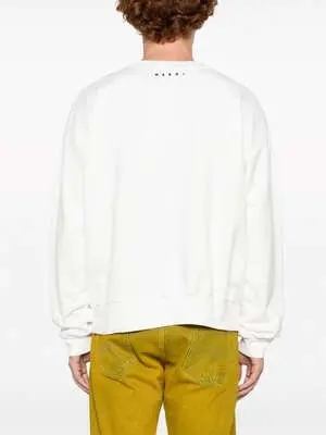 Marni Slogan-print Cotton Sweatshirt