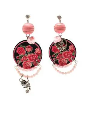 AMIR SLAMA Asymmetric Earrings - Pink