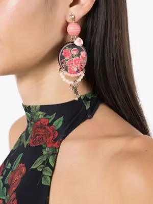 AMIR SLAMA Asymmetric Earrings