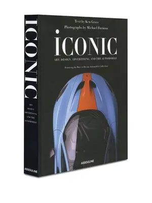 Assouline Iconic: Art, Design, Advertising, And The Automobile Book - Black