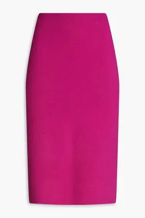 Arch4 Arch4 Ribbed Cashmere Skirt Fuchsia